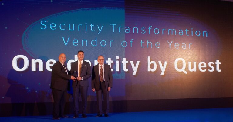 One Identity by Quest reconnu comme « fournisseur de transformation de la sécurité de l'année ...